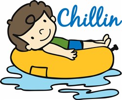 Chillin Boy Vector Illustration | AnnTheGran.com