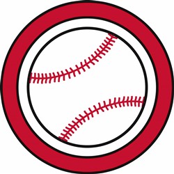 Baseball Circle Logo Vector Illustration | AnnTheGran.com
