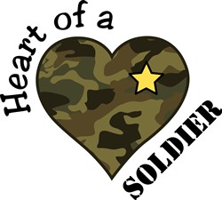 Heart Of Soldier Vector Illustration | AnnTheGran.com