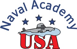 Naval Academy Vector Illustration | AnnTheGran.com