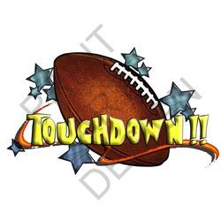Football Touchdown Vector Illustration | AnnTheGran.com