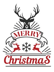 Merry Christmas Reindeer SVG file - SVG cut files.com | AnnTheGran.com