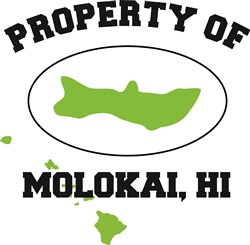 Property Of Molokai Vector Illustration | AnnTheGran.com
