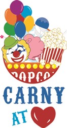 Carny At Heart Vector Illustration | AnnTheGran.com
