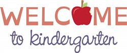 Welcome To Kindergarten Vector Illustration | AnnTheGran.com
