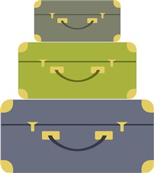 Luggage Stack SVG file - SVG cut files.com | AnnTheGran.com