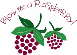 Blow A Raspberry Vector Illustration | AnnTheGran.com