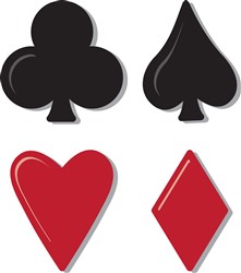 Card Suits Vector Illustration | AnnTheGran.com