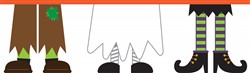 Monster Legs Vector Illustration | AnnTheGran.com