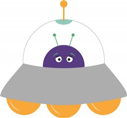 Space Creature Vector Illustration | AnnTheGran.com