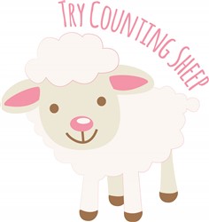 Counting The Sheep Vector Illustration | AnnTheGran.com