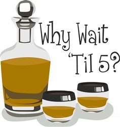 Why Wait Vector Illustration | AnnTheGran.com