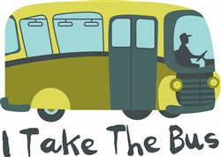 Take The Bus Vector Illustration | AnnTheGran.com