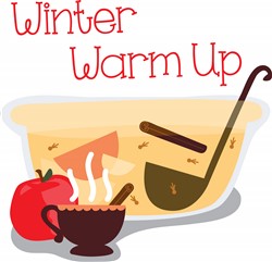Winter Warm Up Vector Illustration | AnnTheGran.com