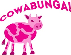 Cowabunga Vector Illustration | AnnTheGran.com