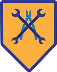 Tools Patch Vector Illustration | AnnTheGran.com