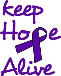 KEEP HOPE ALIVE Vector Illustration | AnnTheGran.com