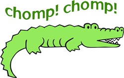 ALLIGATOR CHOMP Vector Illustration | AnnTheGran.com