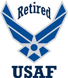 USAF Retired SVG file - SVG cut files.com | AnnTheGran.com