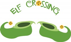 Elf Crossing SVG file - SVG cut files.com | AnnTheGran.com