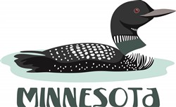 Minnesota Loon Vector Illustration | AnnTheGran.com