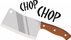 Chop Chop Vector Illustration | AnnTheGran.com
