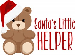 Santas Little Helper Vector Illustration | AnnTheGran.com