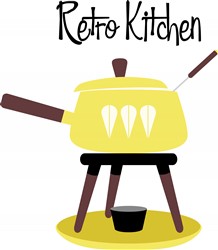 Retro Kitchen Vector Illustration | AnnTheGran.com
