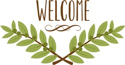 Olive Branch Welcome SVG file - SVG cut files.com | AnnTheGran.com