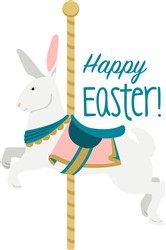 Happy Easter Carousel Vector Illustration | AnnTheGran.com