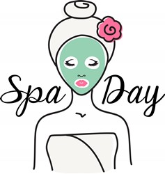 Spa Day Vector Illustration | AnnTheGran.com