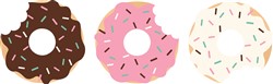 Donut Border Vector Illustration | AnnTheGran.com