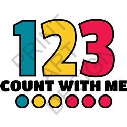 Count With Me Vector Illustration | AnnTheGran.com