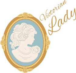 Victorian Lady Vector Illustration | AnnTheGran.com