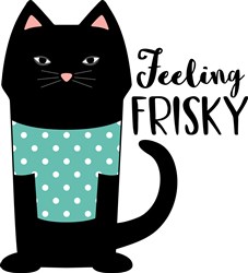 Feeling Frisky Vector Illustration | AnnTheGran.com