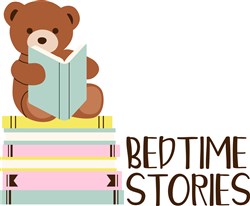 Bedtime Stories Vector Illustration | AnnTheGran.com