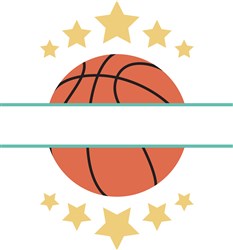 Basketball Split Frame SVG file - SVG cut files.com | AnnTheGran.com
