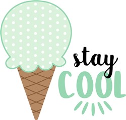 Stay Cool Vector Illustration | AnnTheGran.com