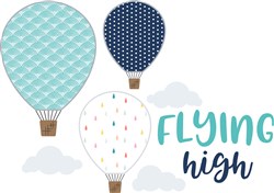 Flying High Vector Illustration | AnnTheGran.com