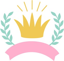 Princess Crown And Banner SVG file - SVG cut files.com | AnnTheGran.com