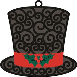 Frosty The Snowman Hat Vector Illustration | AnnTheGran.com