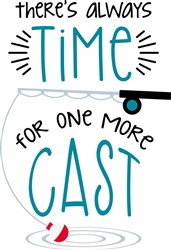 One More Cast Vector Illustration | AnnTheGran.com