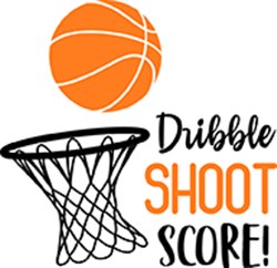 Dribble Shoot Score Vector Illustration | AnnTheGran.com