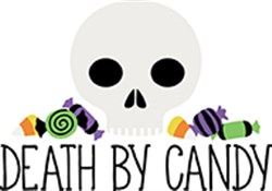Death By Candy Vector Illustration | AnnTheGran.com