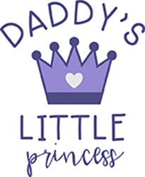 Daddy's Princess Vector Illustration | AnnTheGran.com