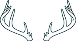 Antler Outline Vector Illustration | AnnTheGran.com