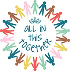 All In This Together Vector Illustration | AnnTheGran.com