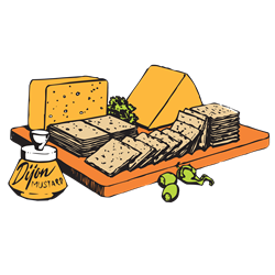 Cheese & Crackers SVG file - SVG cut files.com | AnnTheGran.com