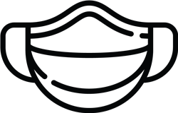 Outline Face Mask SVG file - SVG cut files.com | AnnTheGran.com