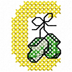Cross Stitch Letter C Embroidery Design | AnnTheGran.com
